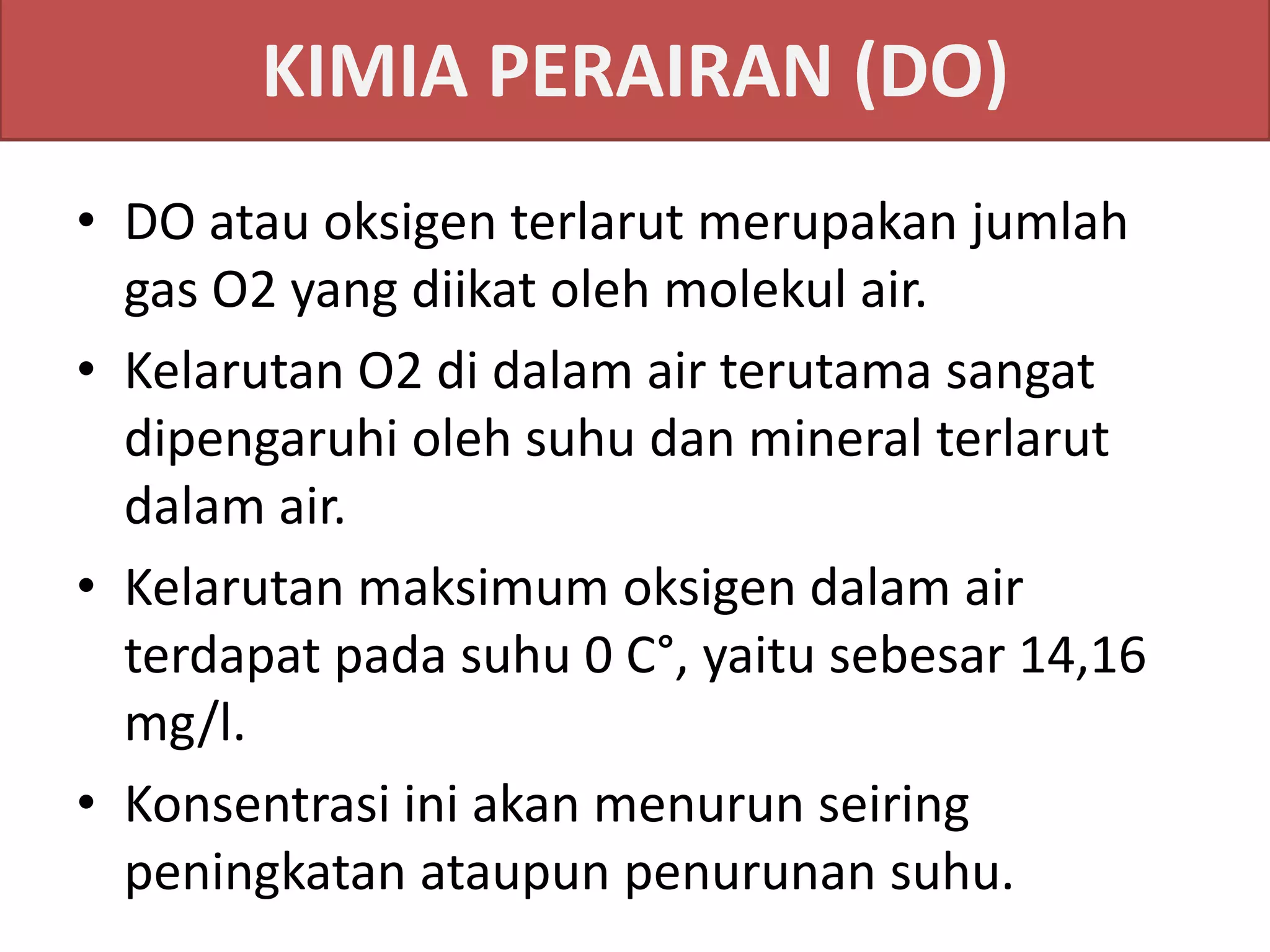 Pengantar limnologi | PPTX