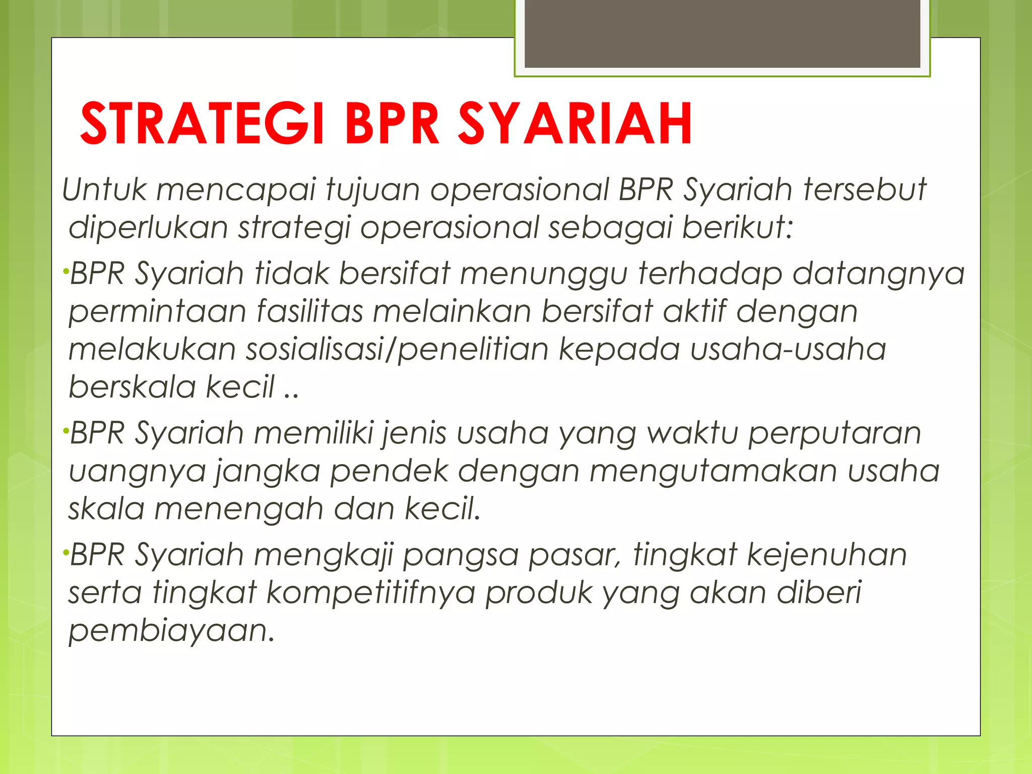 Lembaga Keuangan Syariah | PPT