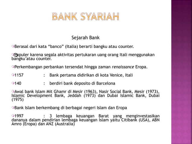 Lembaga Keuangan Syariah | PPT