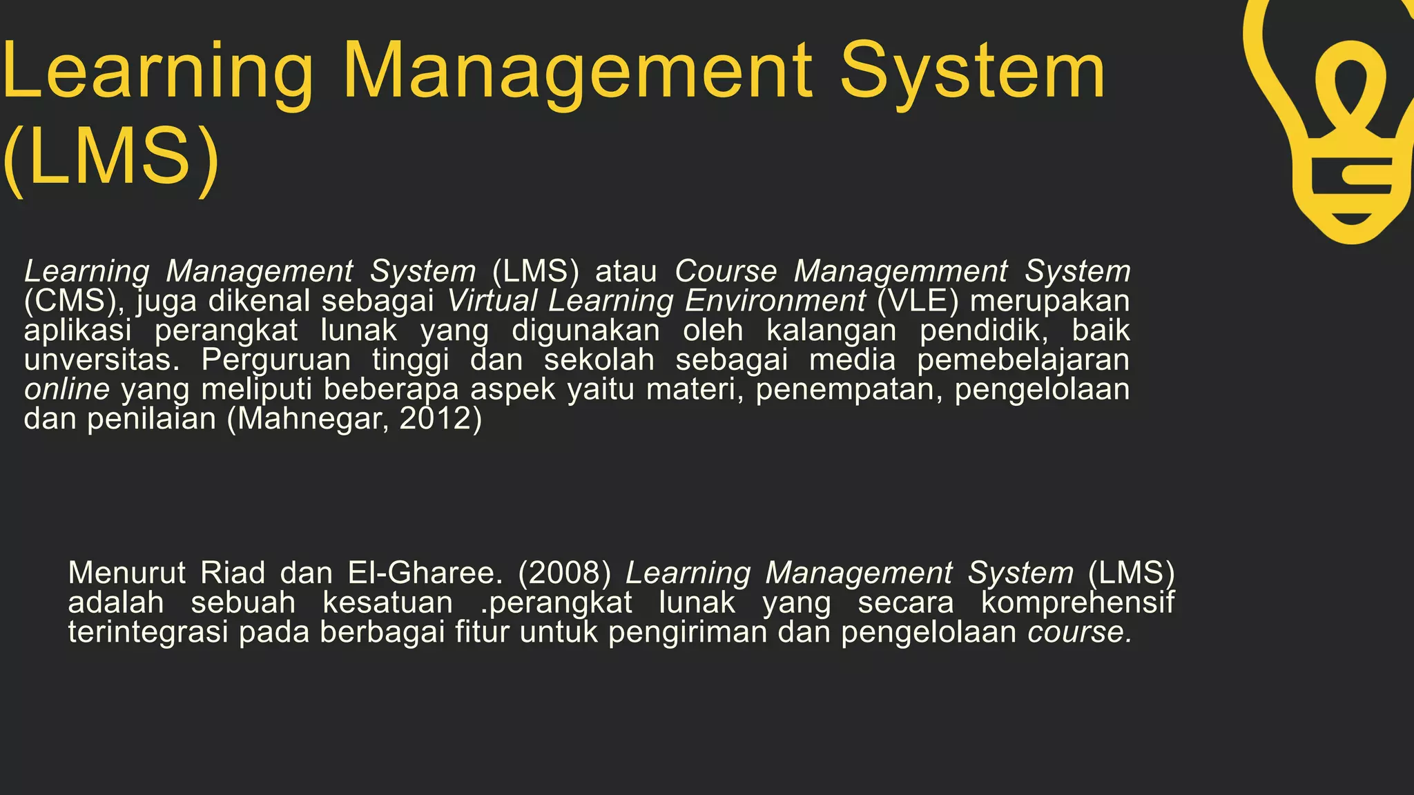 Pengantar LMS | PPT