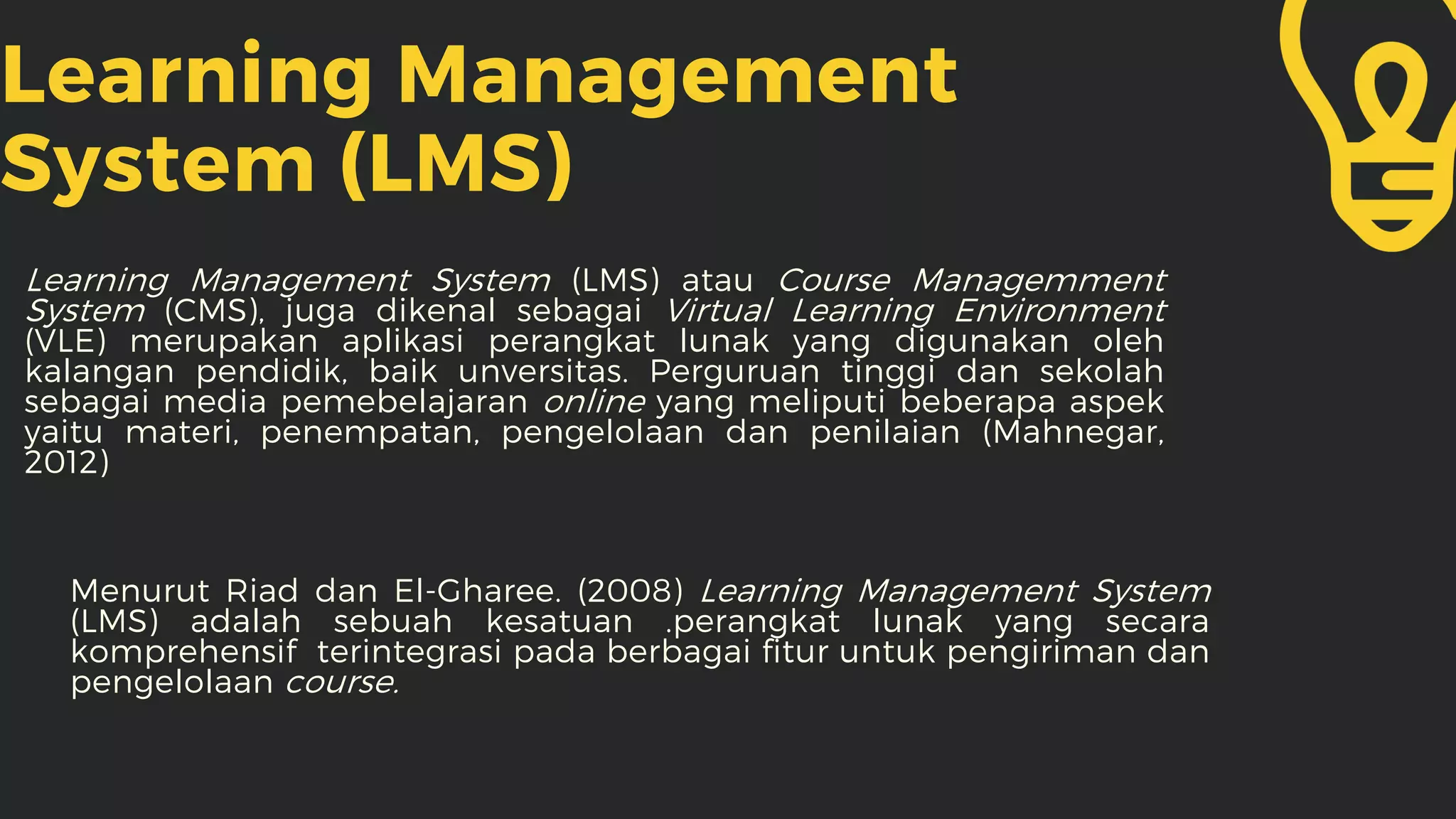 Pengantar Learning Management System (LMS) | PPTX