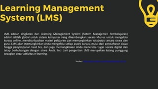 Pengantar Learning Management System (LMS) | PPTX