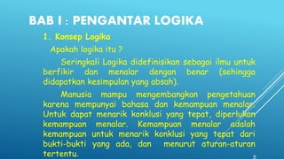 Pengantar logika | PPTX