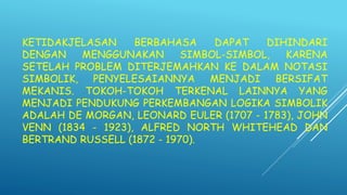 Pengantar logika | PPTX