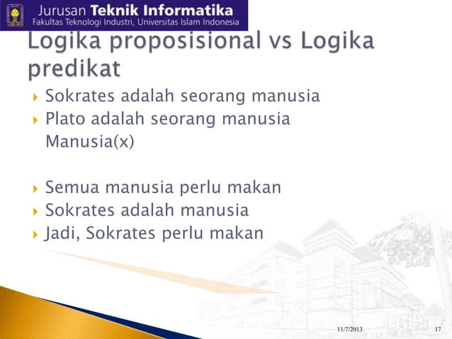 Pengantar logika proposisional | PPTX