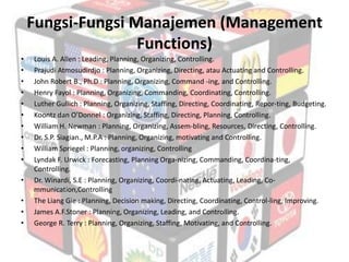 Pengantar manajemen | PPT