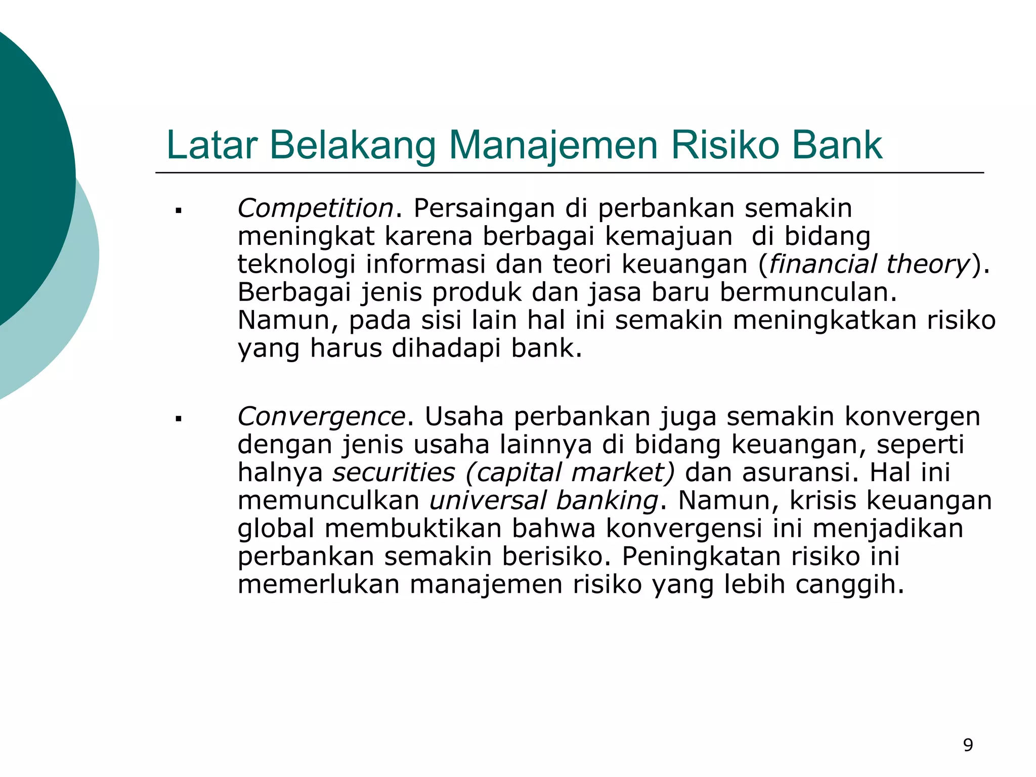 Pengantar Manajemen Risiko Bank Syariah (2020) | PPTX