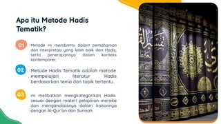 PENGANTAR METODE HADIS TEMATIK. FDK UINSUpdf | PDF