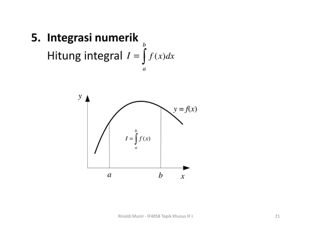 Pengantar metode numerik | PDF