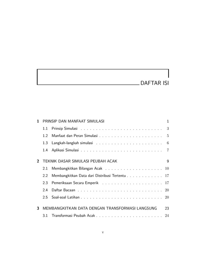 Teknik Simulasi Statistika | PDF