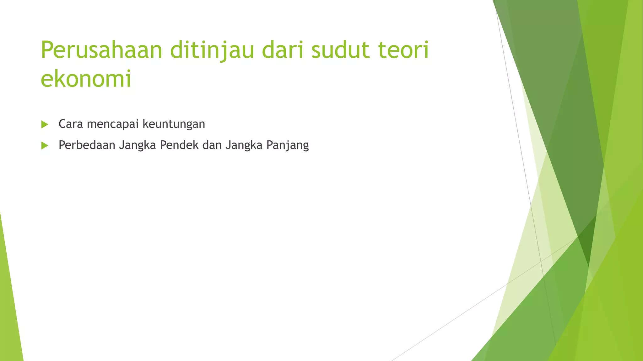 Teori Pengantar Mikroekonomi bab 9 : Teori Produksi dan Kegiatan ...