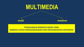Pengantar multimedia | PPT