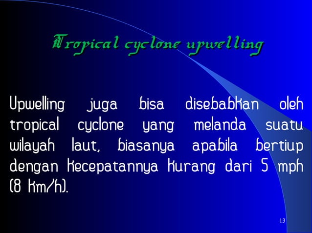 Pengantar oceanografi up welling | PPT