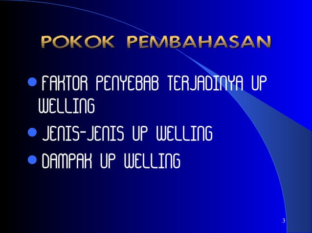 Pengantar oceanografi up welling | PPT