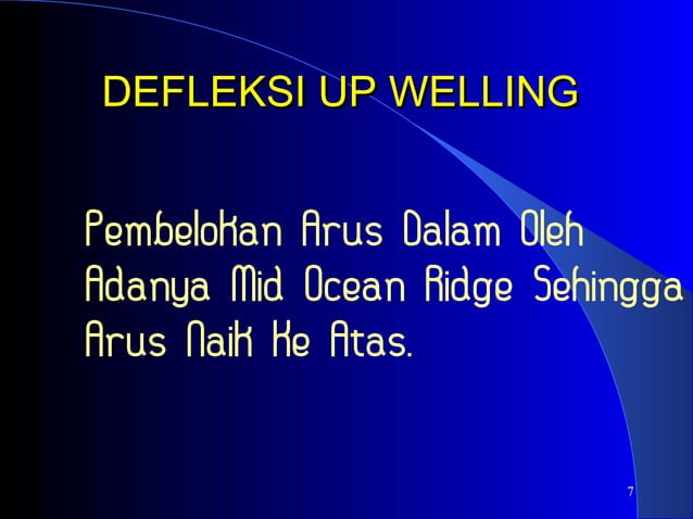 Pengantar oceanografi up welling | PPT