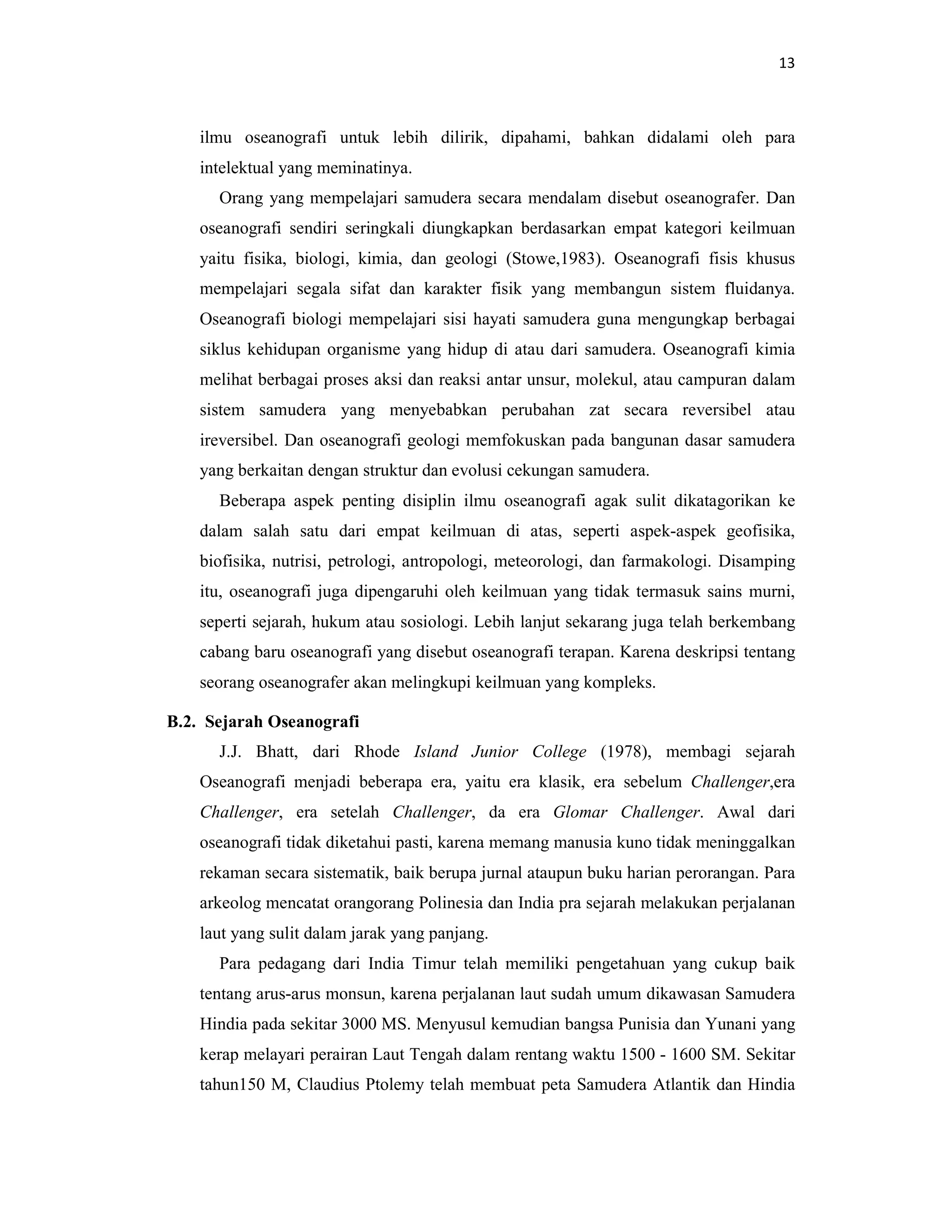 Pengantar oseanografi | PDF