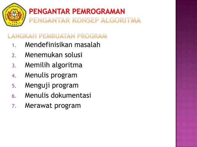 Pengantar Pemrograman Chapter 1 Ppsx