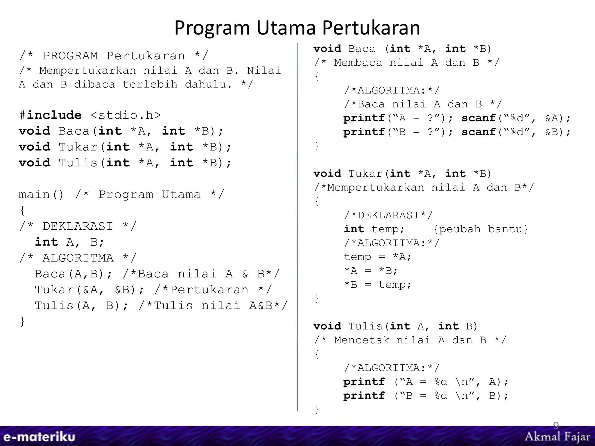 Pengantar pemrograman modular | PPTX