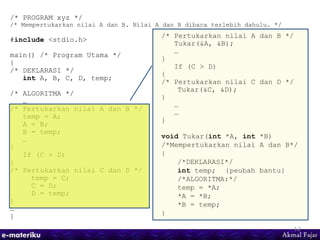 Pengantar pemrograman modular | PPTX