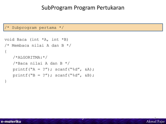 Pengantar pemrograman modular | PPT