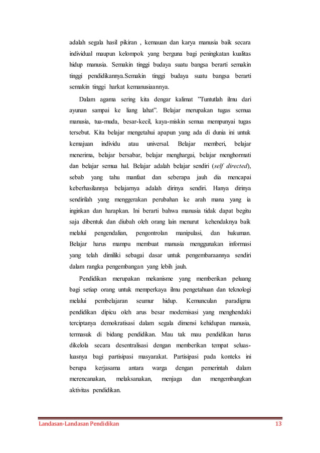 Pengantar pendidikan | PDF