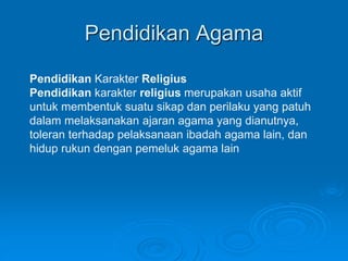 Pengantar Pendidikan Agama islam dalam pendidikan islam | PPT