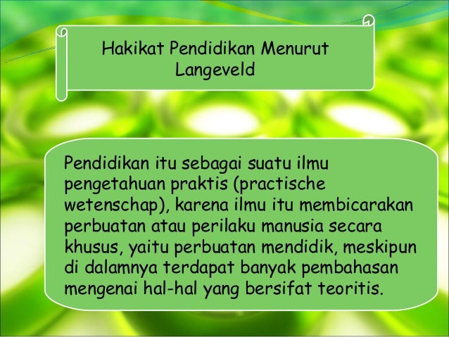 Pengantar pendidikan (hakekat pendidikan)