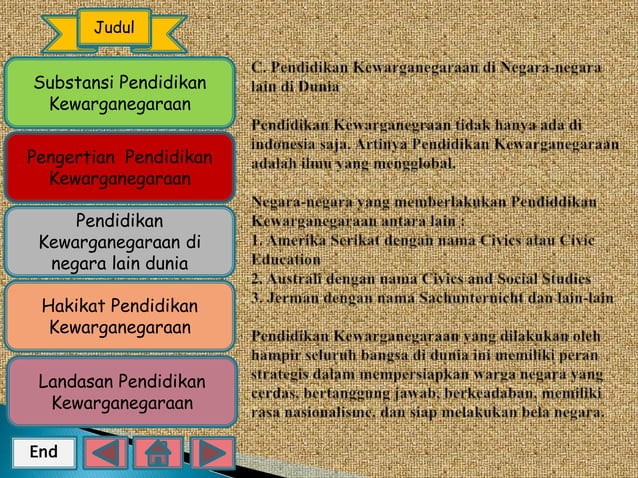 PPT Pengantar pendidikan kewarganegaraan | PPTX
