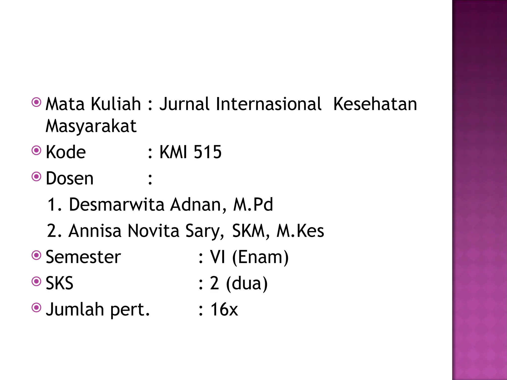 Pengantar pengajaran Jurnal internasional kesehatan masyarakat.ppt