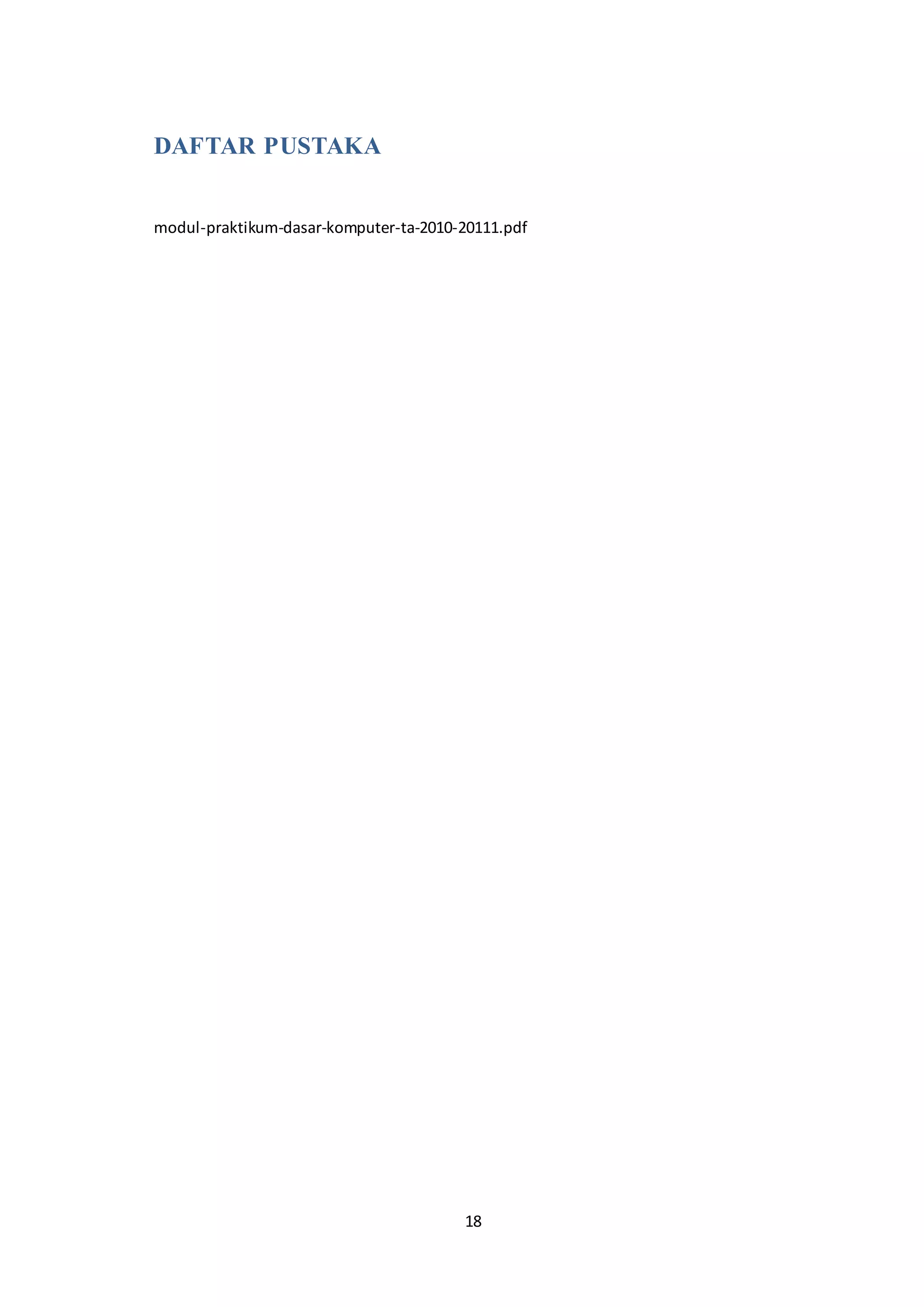 Laporan Praktikum Modul 1 (Hardware) | DOCX