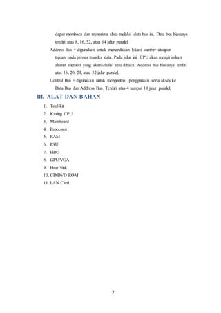 Laporan Praktikum Modul 1 (Hardware) | DOCX