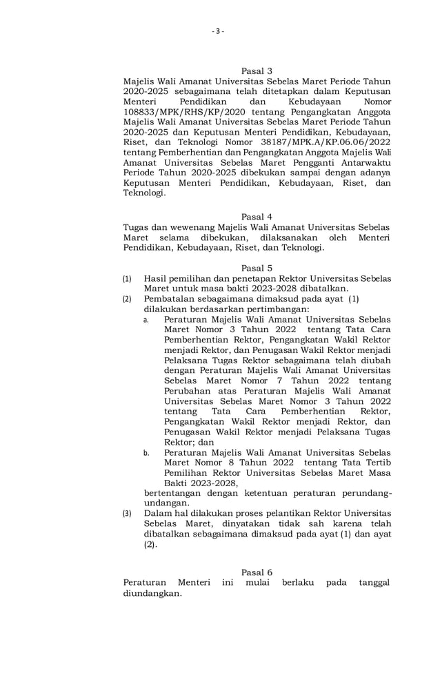 Salinan Pengantar Permen UNS | PDF