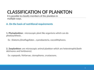 Pengantar Planktology bab pendahuluan dan pengantar | PPTX