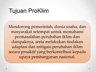 Pengantar pro klim | PDF