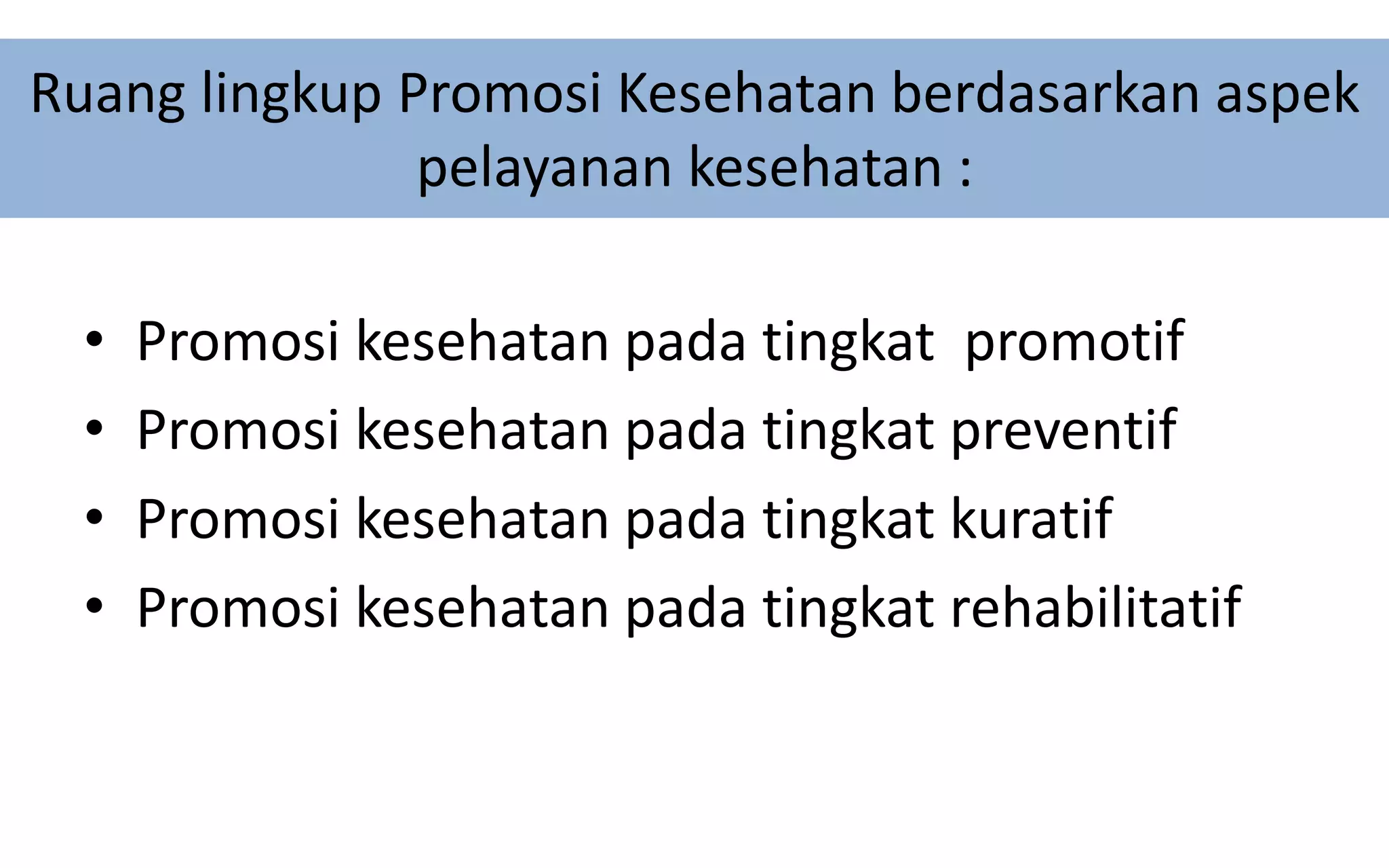 Pengantar promosi kesehatan | PDF