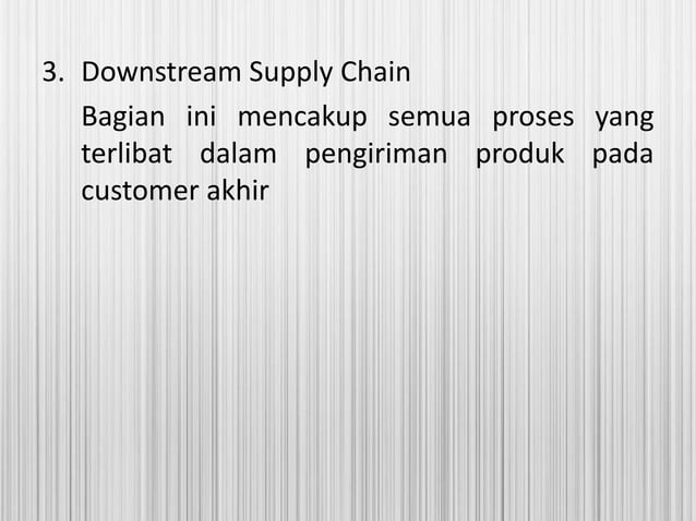 Pengantar SCM for industrial engineering | PPT