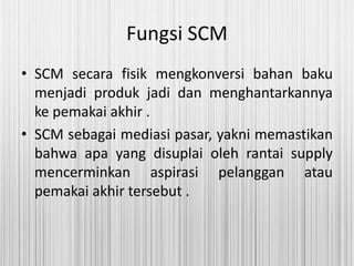 Pengantar SCM for industrial engineering | PPT