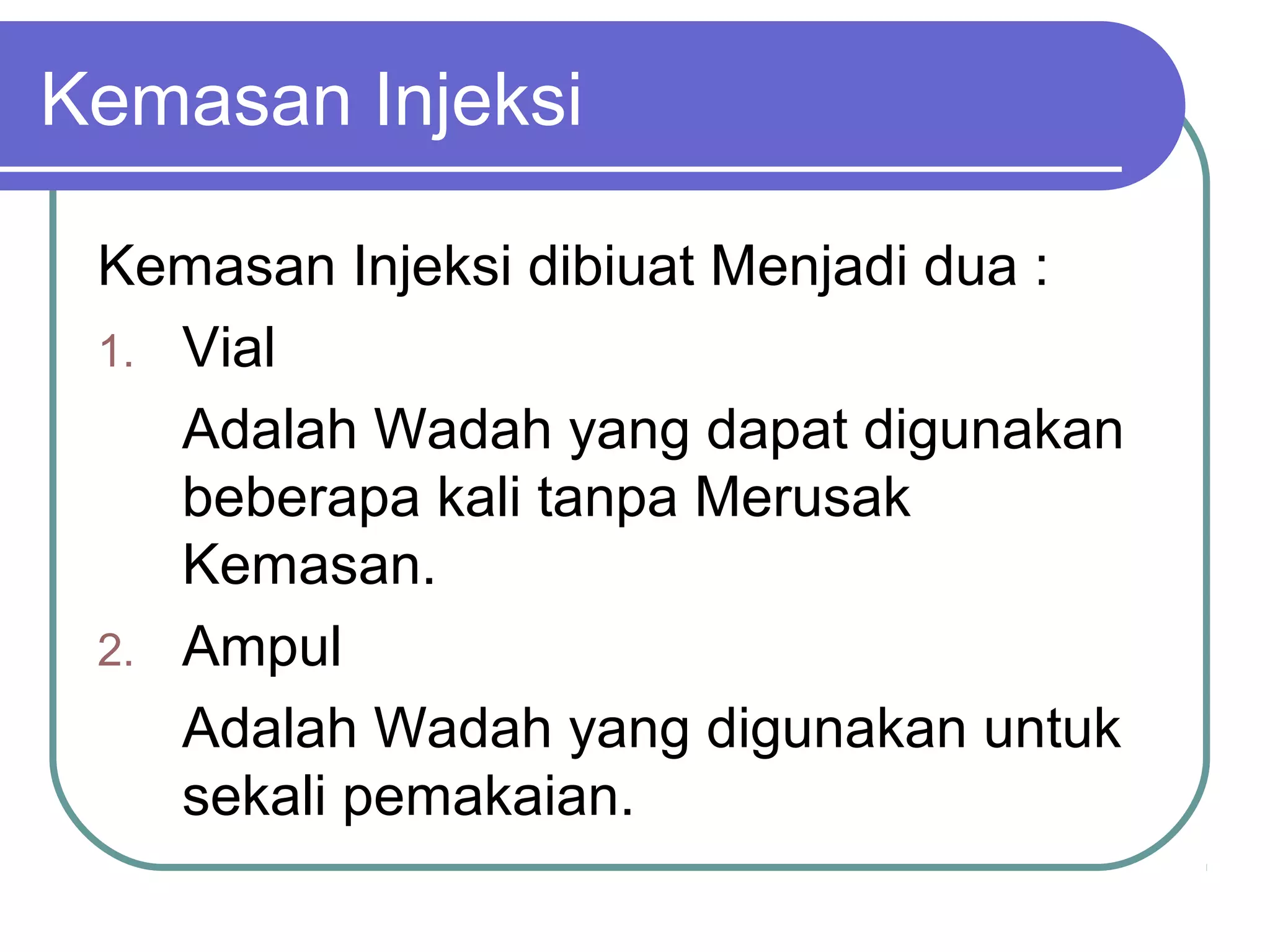 Pengantar sediaan farmasi | PPT