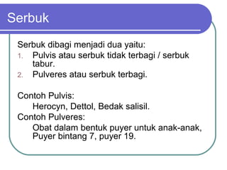 Pengantar sediaan farmasi | PPT