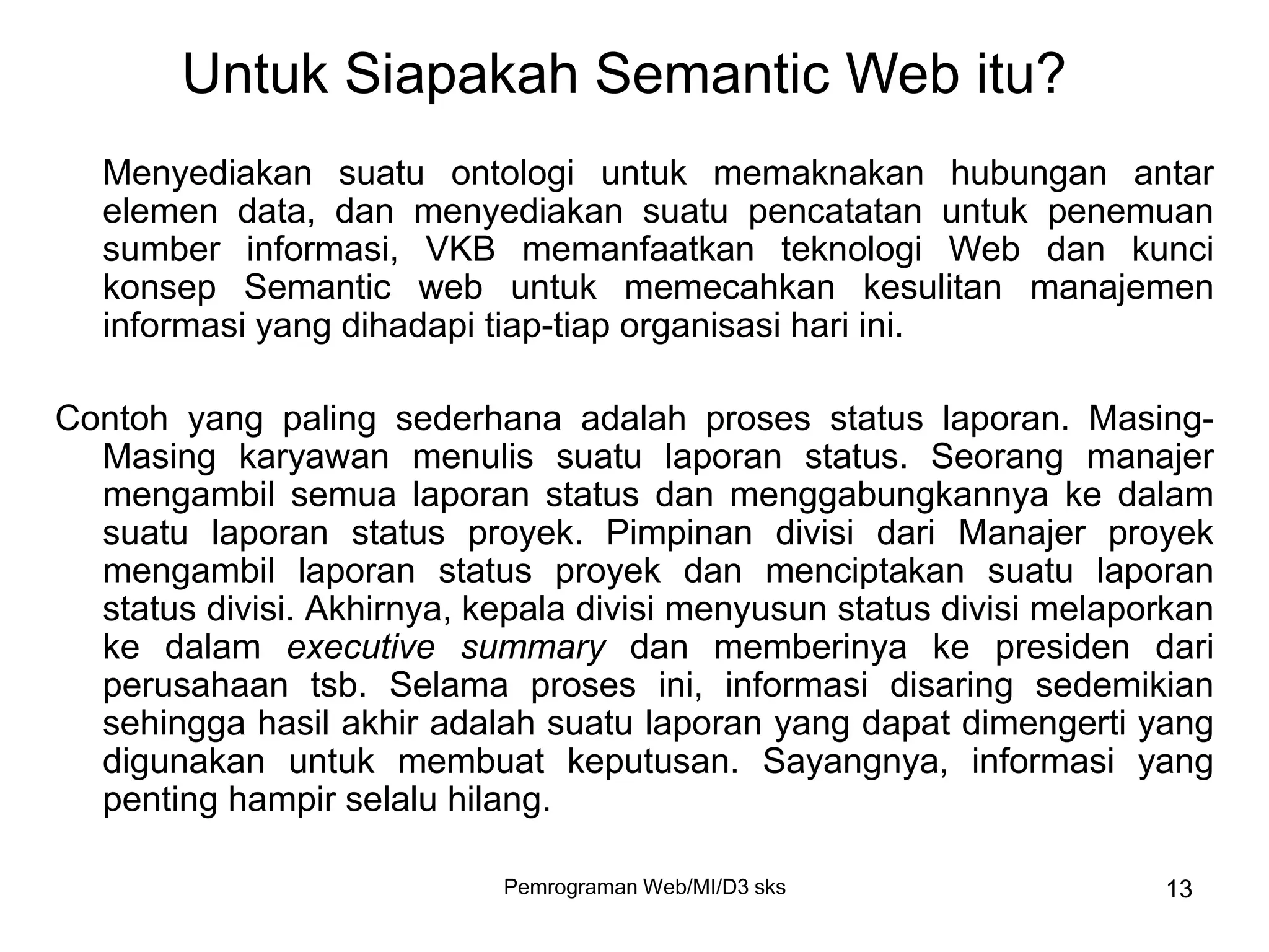 pengantar mata kuliah - Semantic Web.ppt