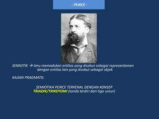 Pengantar semiotika: Ferdinand De Saussure dan Charles Sanders Peirce | PDF