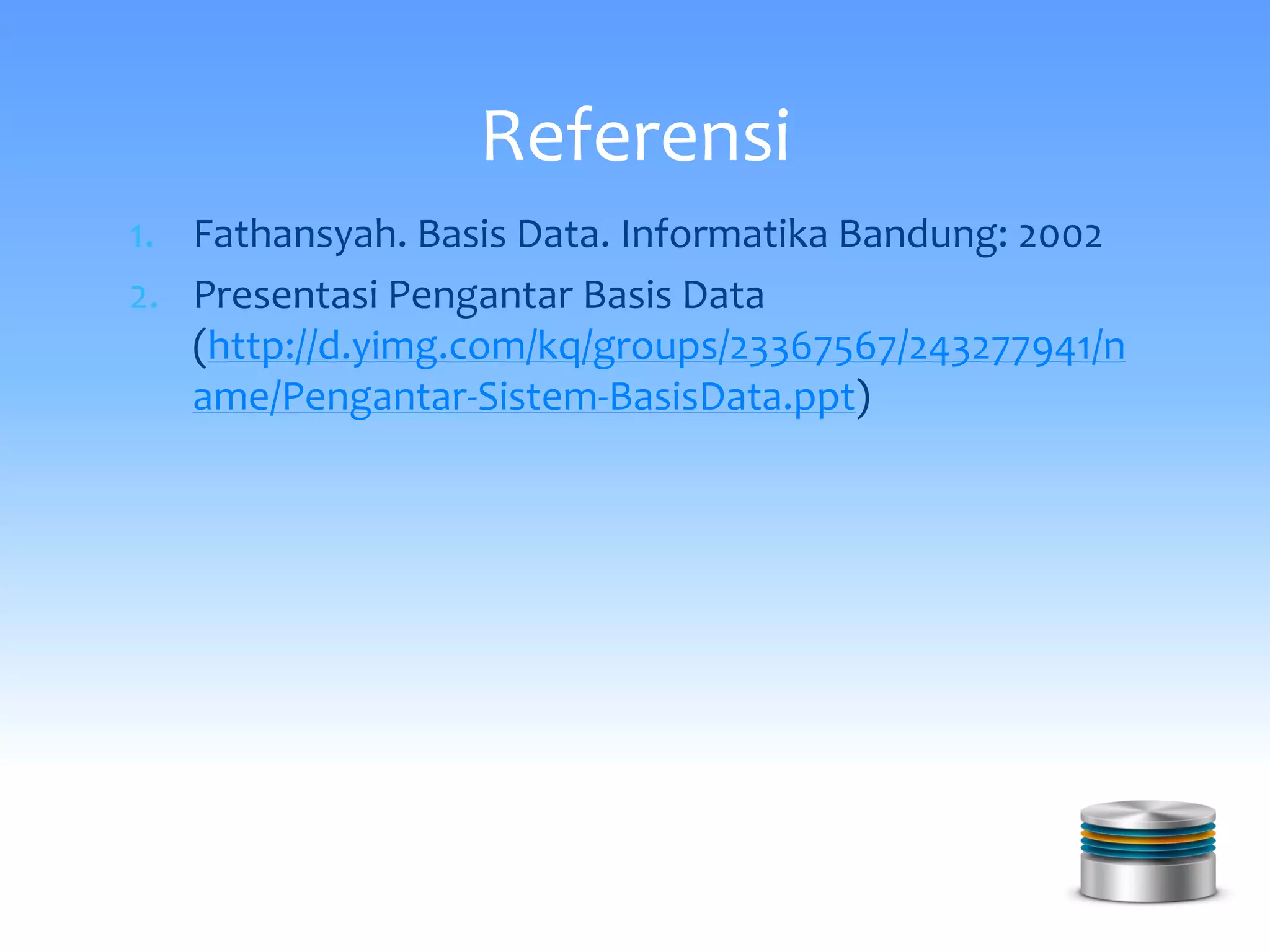 Pengantar Sistem Basis Data | Database | PDF