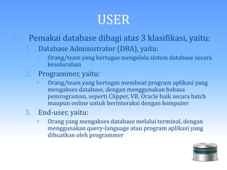 Pengantar Sistem Basis Data | Database | PDF