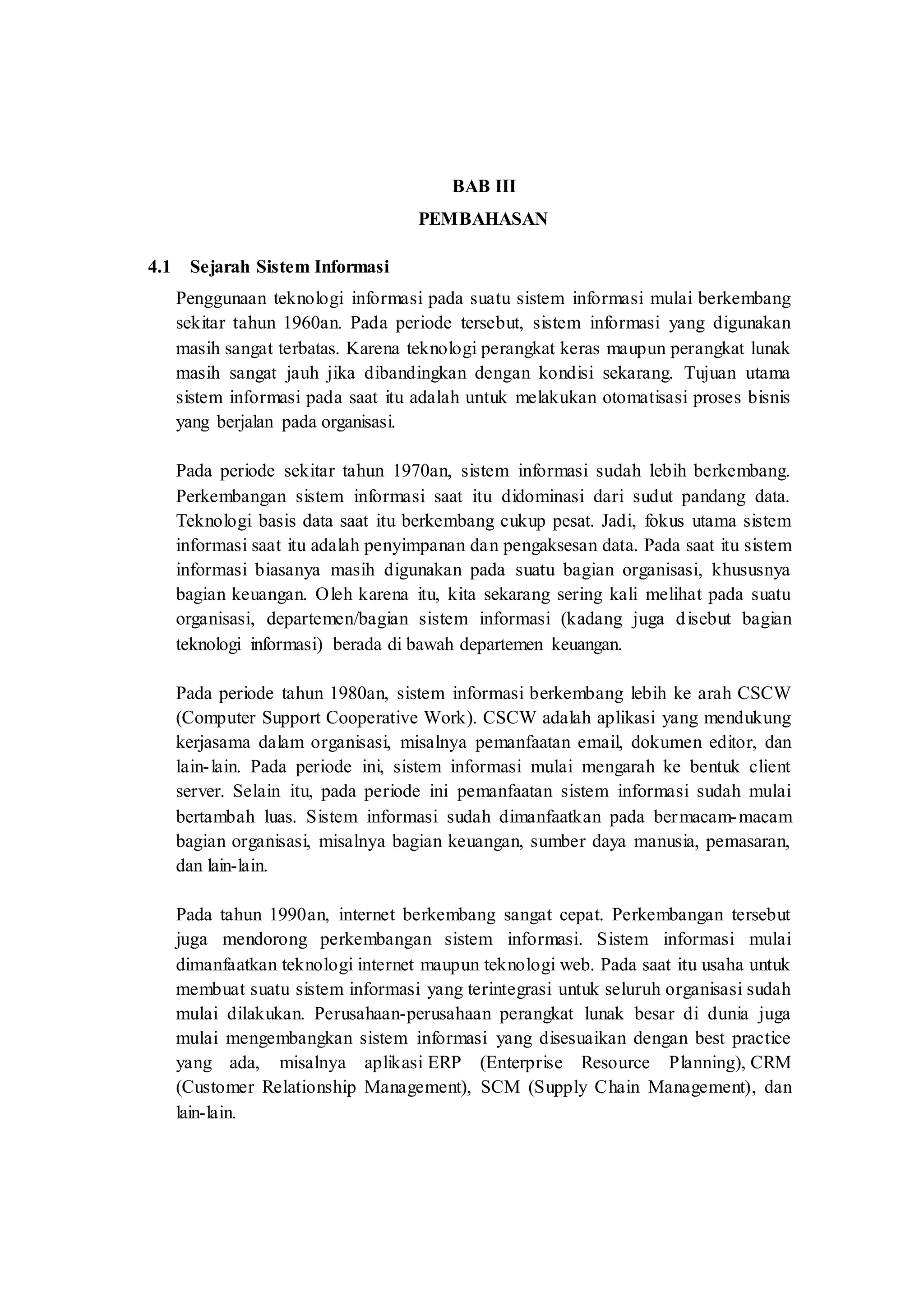 Pengantar Sistem Informasi Manajemen. Roindah Ezra Manuela Silalahi (2018). | DOCX