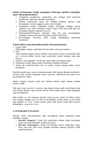 Pengantar sistem pertanaman dody | PDF