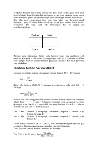 Pengantar sistem pertanaman dody | PDF