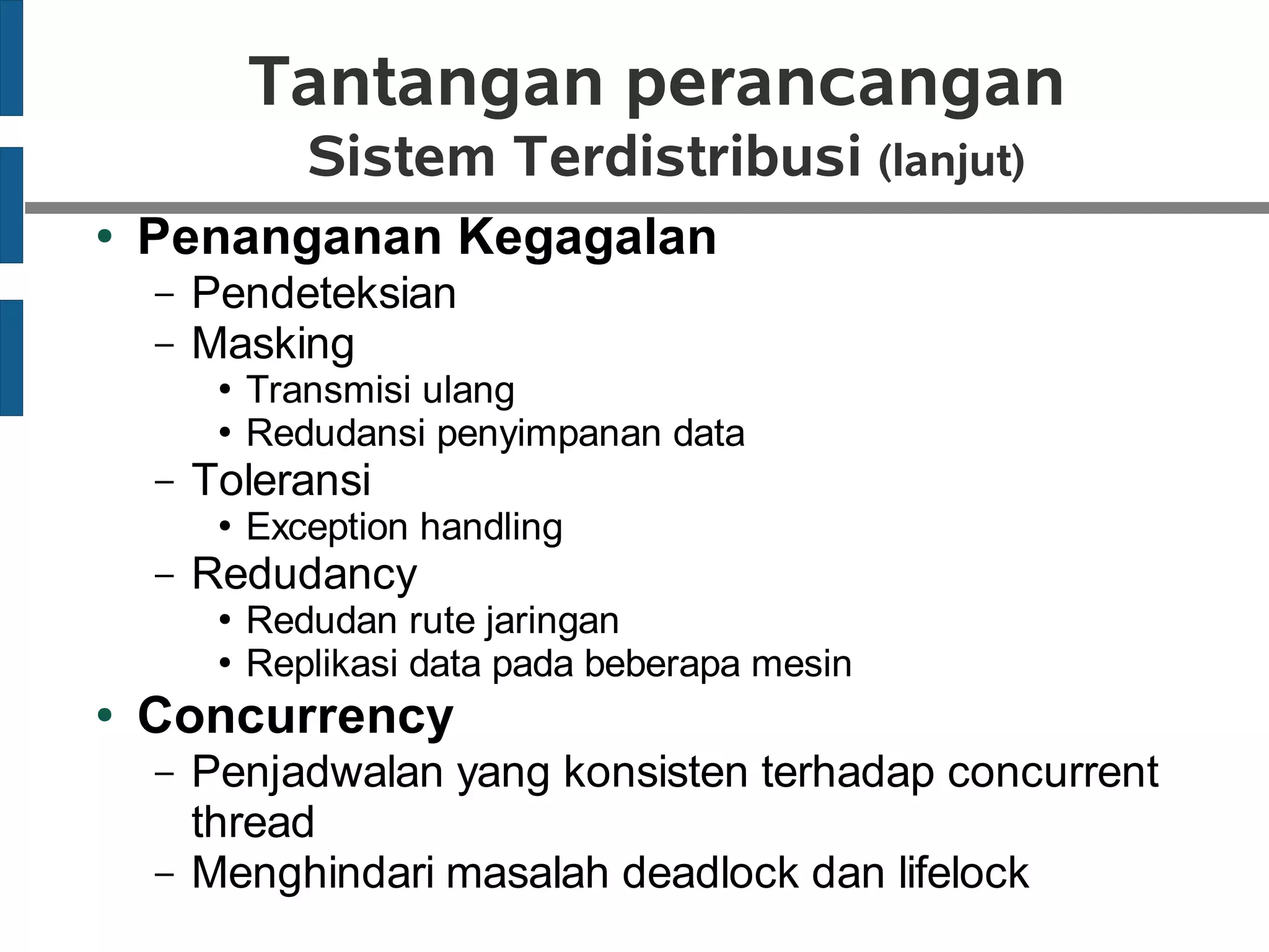 Pengantar sistem terdistribusi | PDF