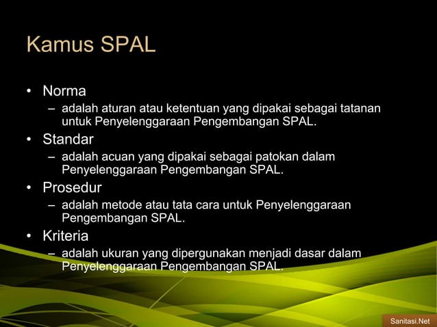 Sistem Pengelolaan Air Limbah Sistem Setempat (SPAL) – Kamus, Istilah ...