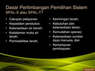 Sistem Pengelolaan Air Limbah Sistem Setempat (SPAL) – Sistem ...