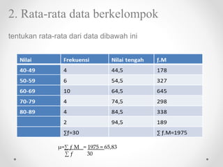 Pengantar statistika | PPTX